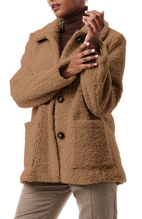 Brown Shearling & Faux Shearling | Nordstrom
