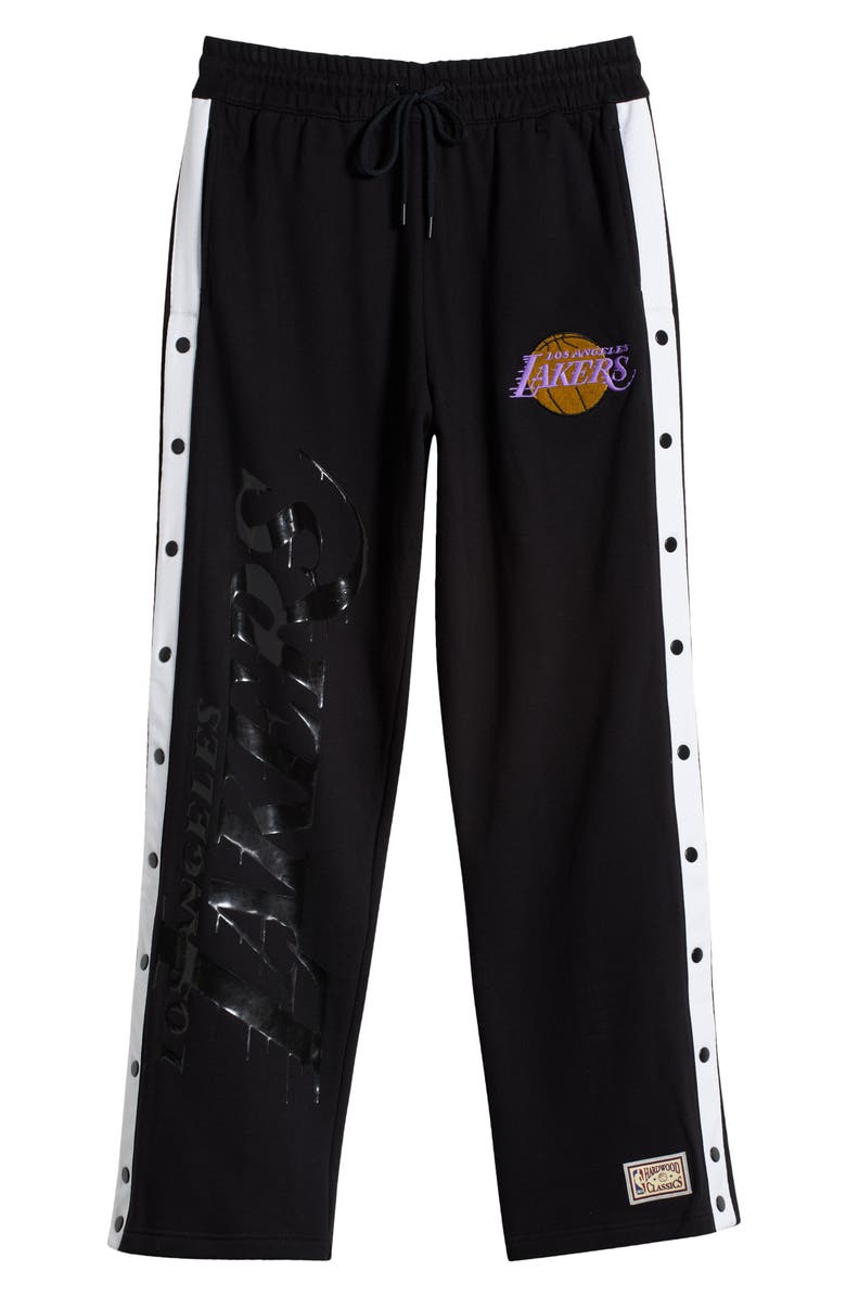 PURPLE BRAND Los Angeles Lakers Snap-Up Cotton Track Pants | Nordstromrack