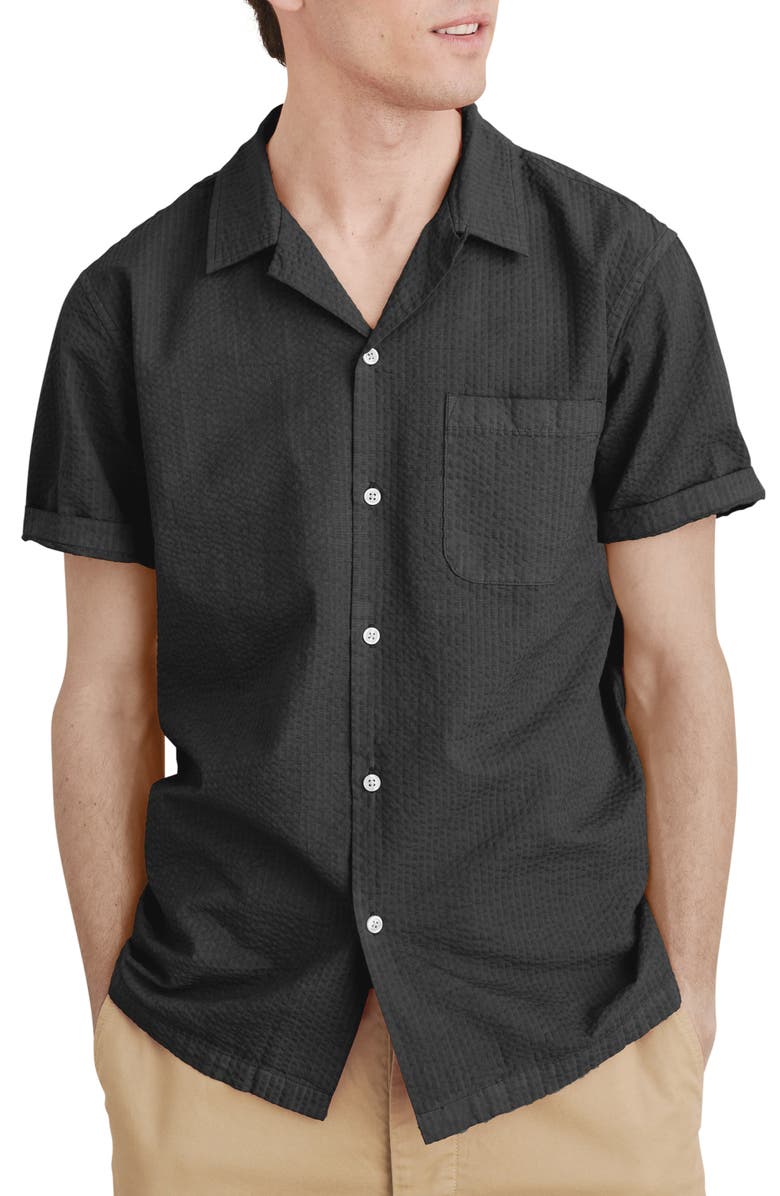 Alex Mill Short Sleeve Seersucker Button-Up Camp Shirt | Nordstromrack