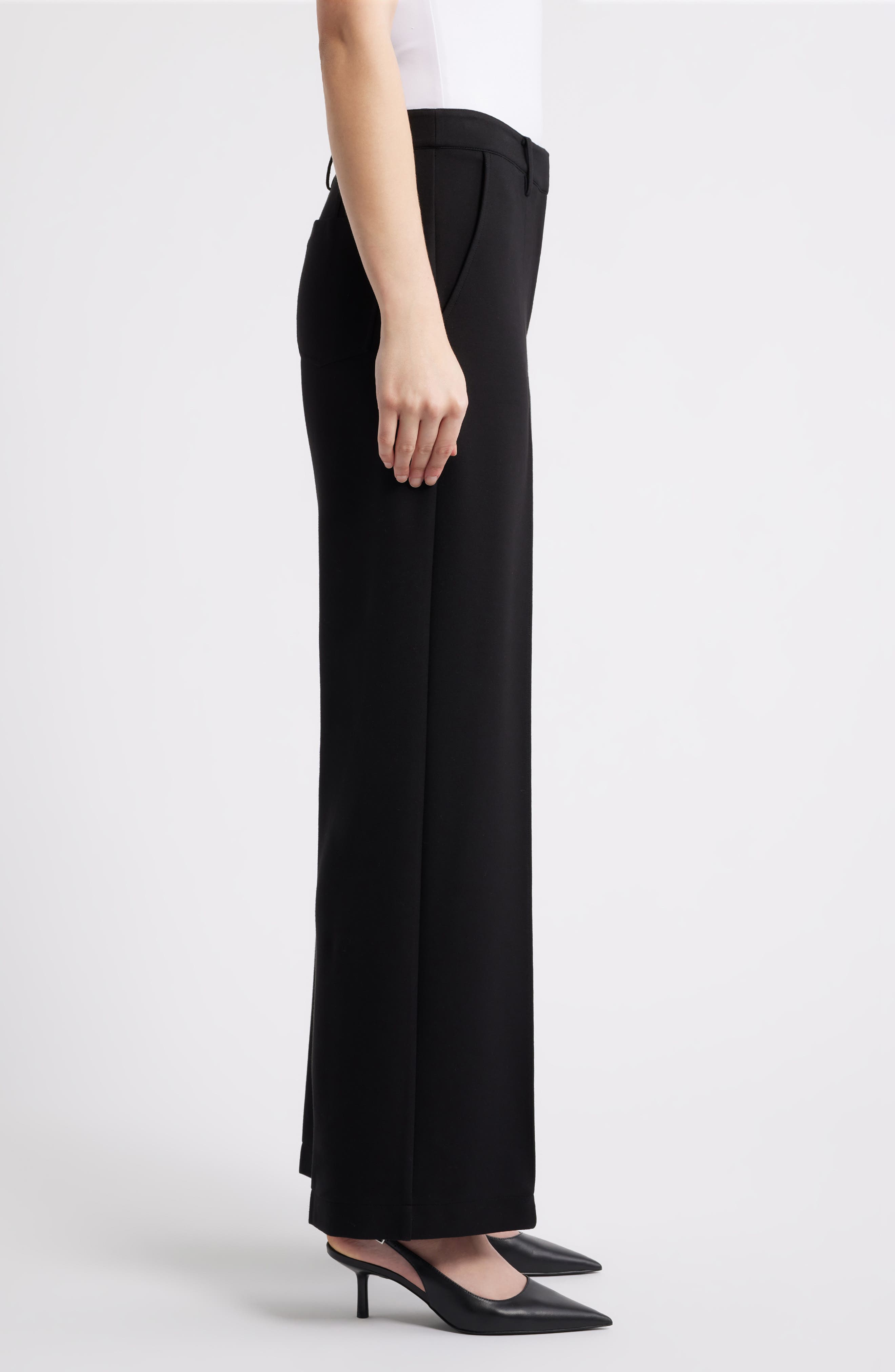 Elie Tahari The Saddy Inverted Pleat Wide Leg Pants | Nordstrom