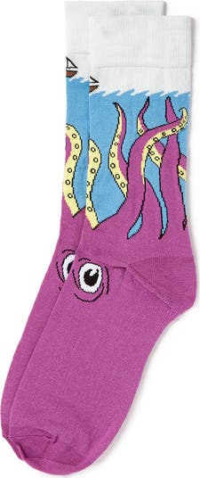 Topman Squid Pattern Socks | Nordstrom