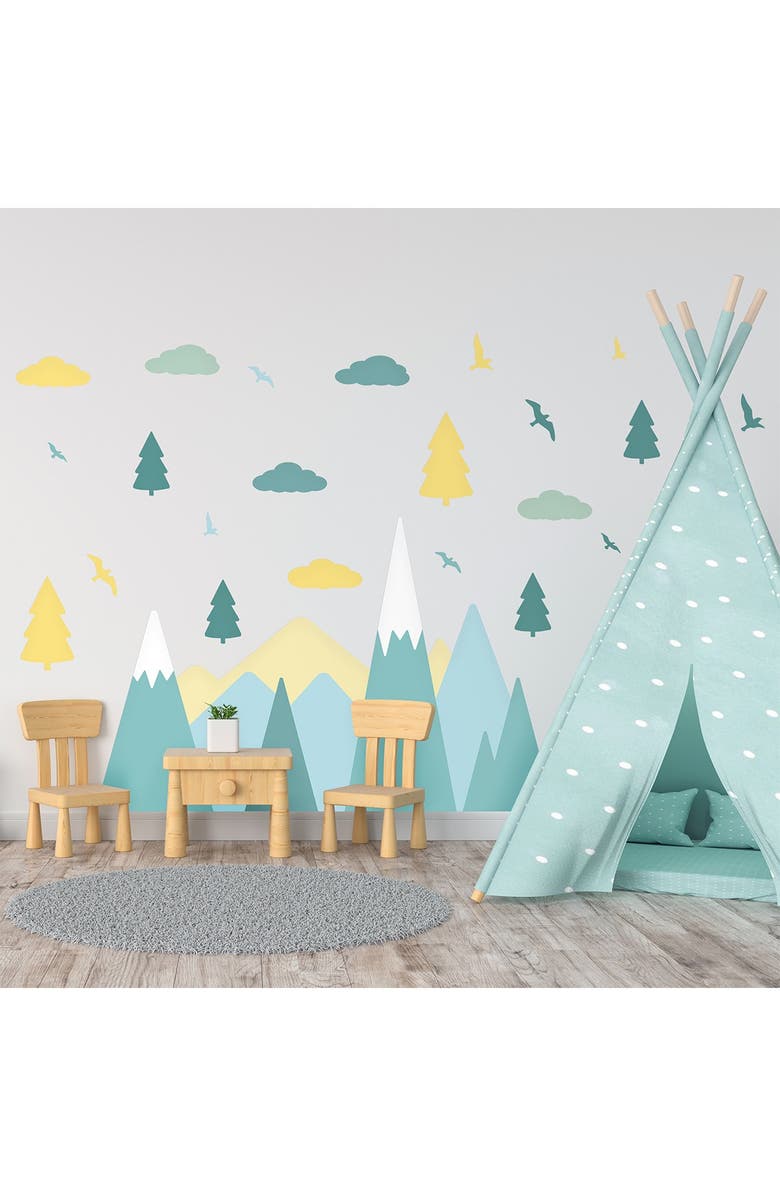 WALPLUS Colourful Mountains Landscape Wall Decor - Multi | Nordstromrack