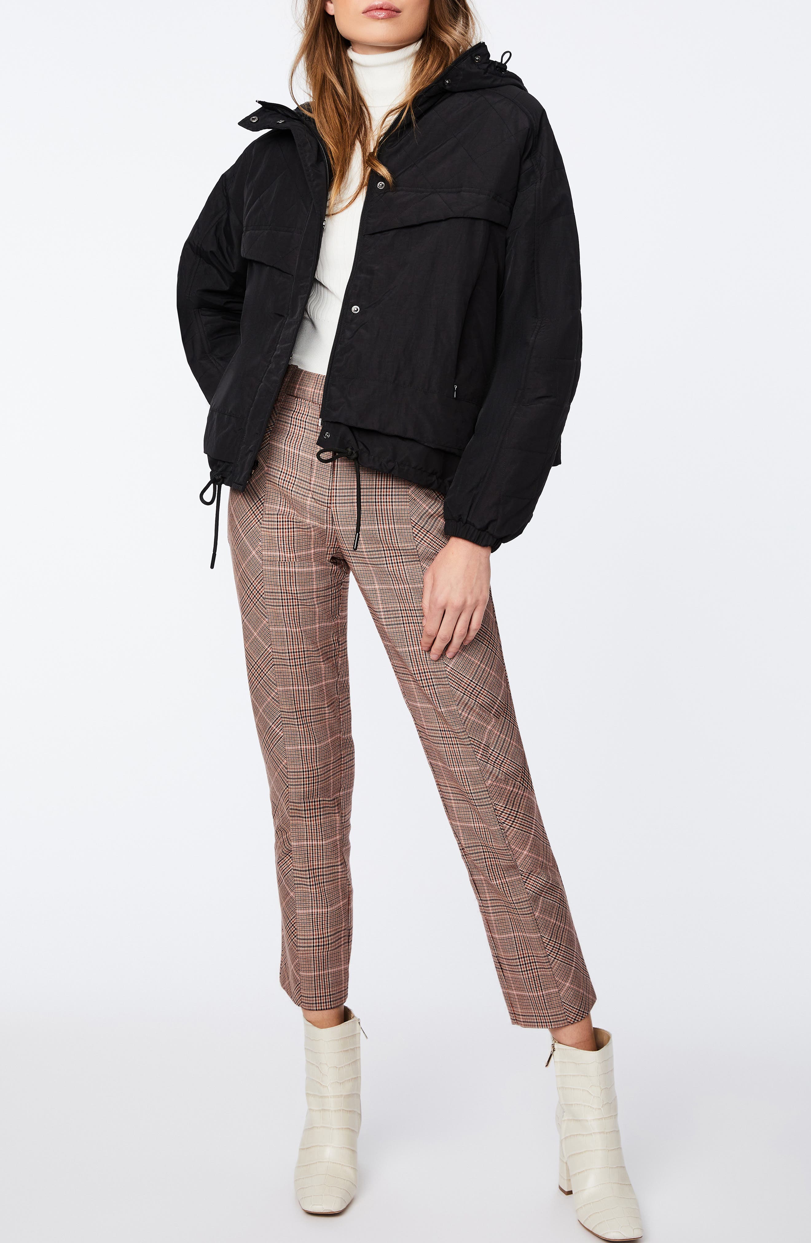 Bernardo Water Repellent Hooded Rain Jacket | Nordstromrack