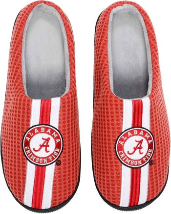 FOCO Men's FOCO Crimson Alabama Crimson Tide Team Stripe Memory Foam ...
