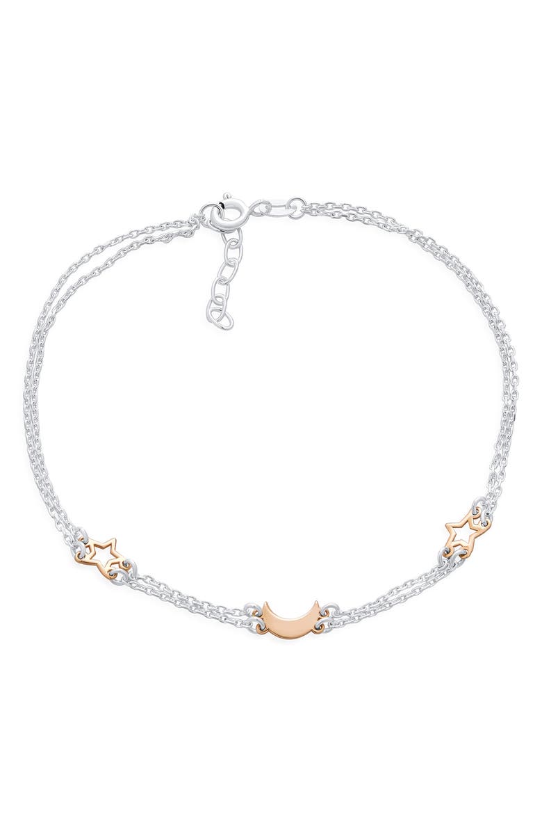 BLING JEWELRY Celestial Moon Star Anklet | Nordstromrack