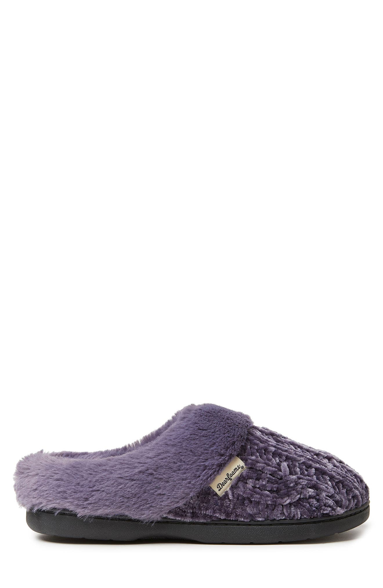 Claire Faux Fur Trimmed Marled Chenille Knit Clog (Women) | Nordstromrack
