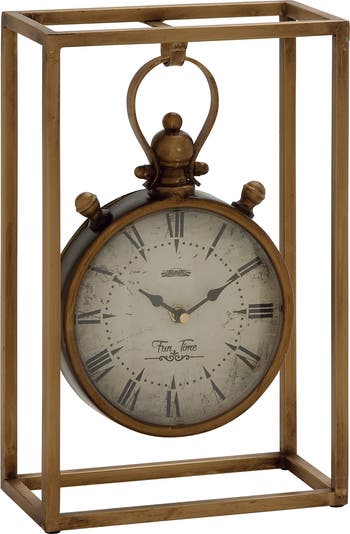 SONOMA SAGE HOME Bronze Metal Standing Stopwatch Clock | Nordstromrack