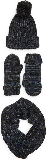 Nordstrom 3-Piece Beanie, Mittens & Snood Set | Nordstromrack