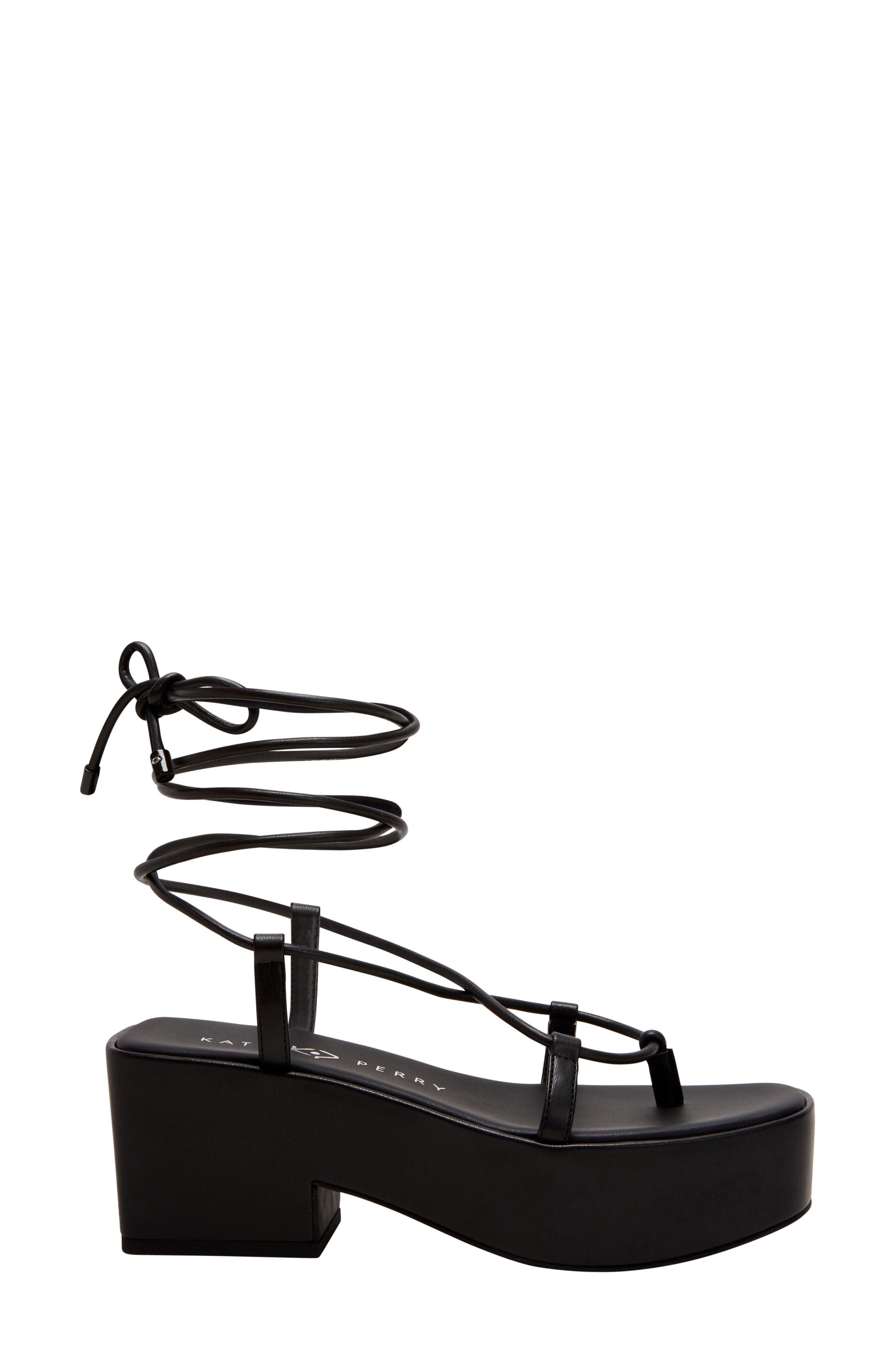 Katy Perry The Busy Bee Ankle Wrap Platform Sandal (Women) | Nordstromrack