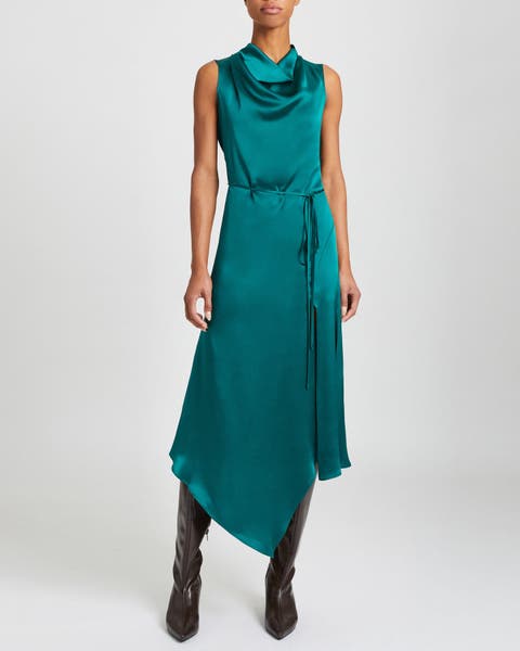 Women's 100% Silk Midi Dresses | Nordstrom