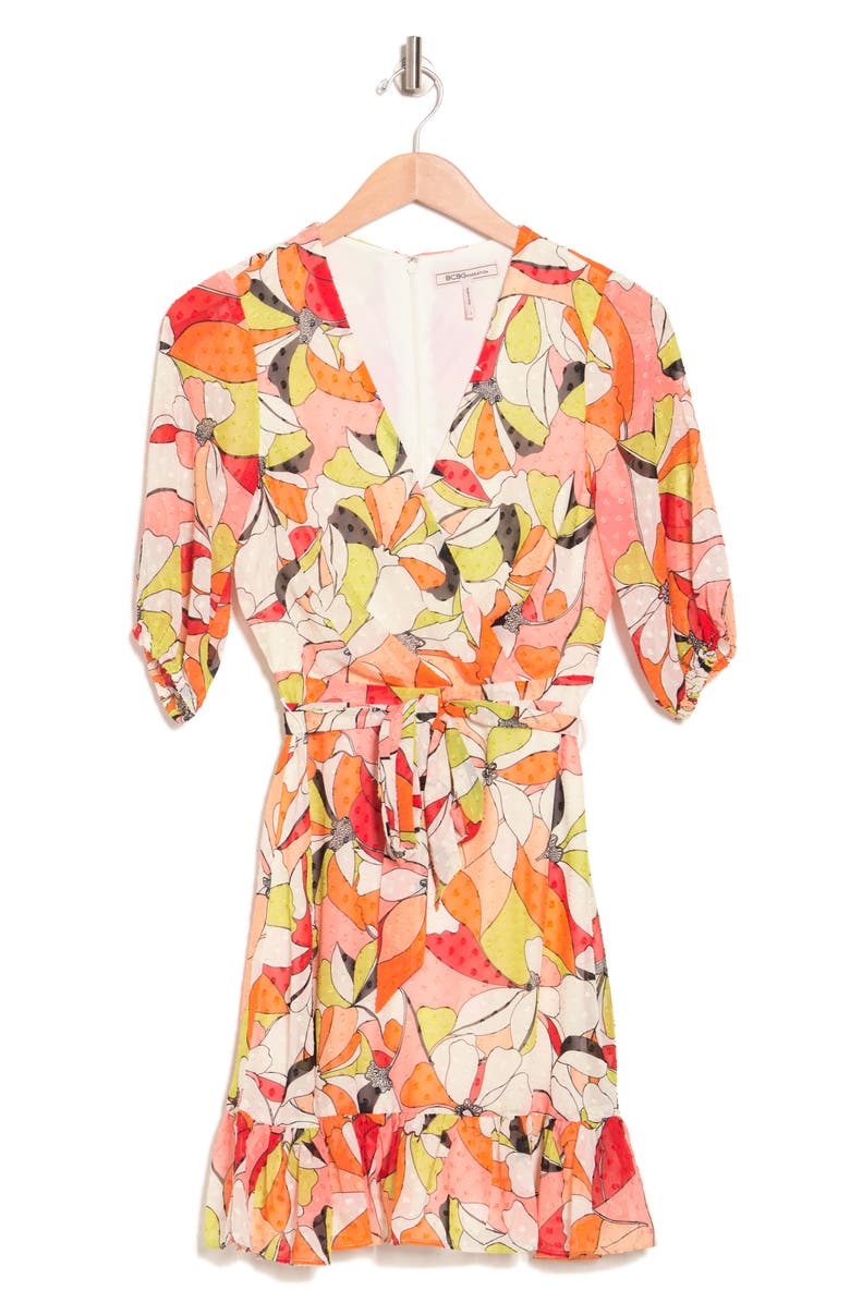 BCBGeneration Puff Sleeve Mini Dress | Nordstromrack