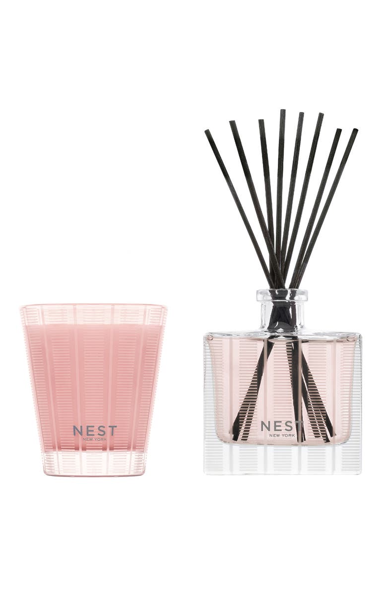 NEST New York Himalayan Salt & Rosewater Classic Candle & Reed Diffuser ...
