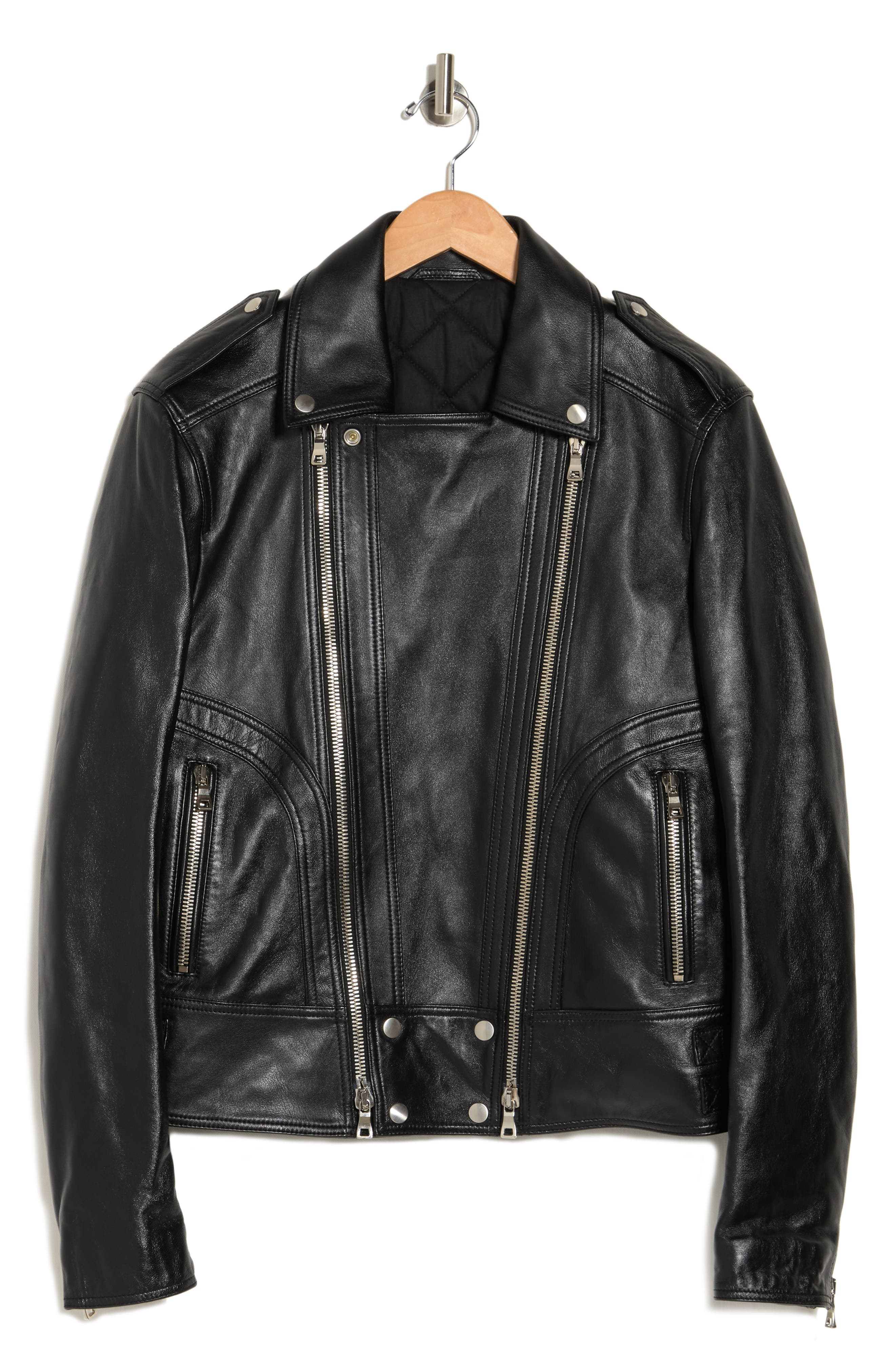 Balmain Perfecto Leather Jacket | Nordstromrack