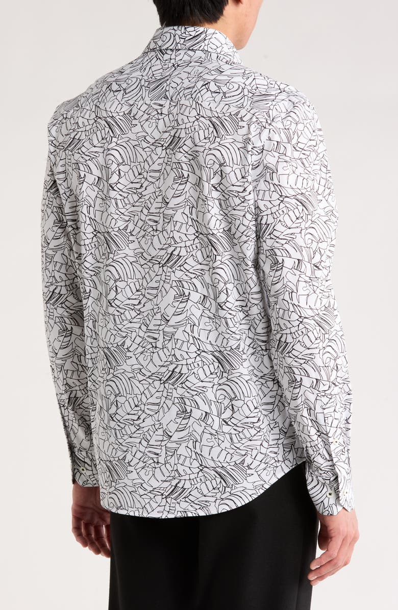 Bugatchi James Long Sleeve Stretch Cotton Button-Up Shirt | Nordstromrack