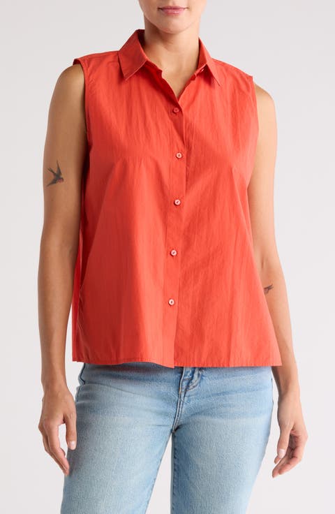 Women's 100% Cotton Button-Up Shirts Rack | Nordstrom Rack