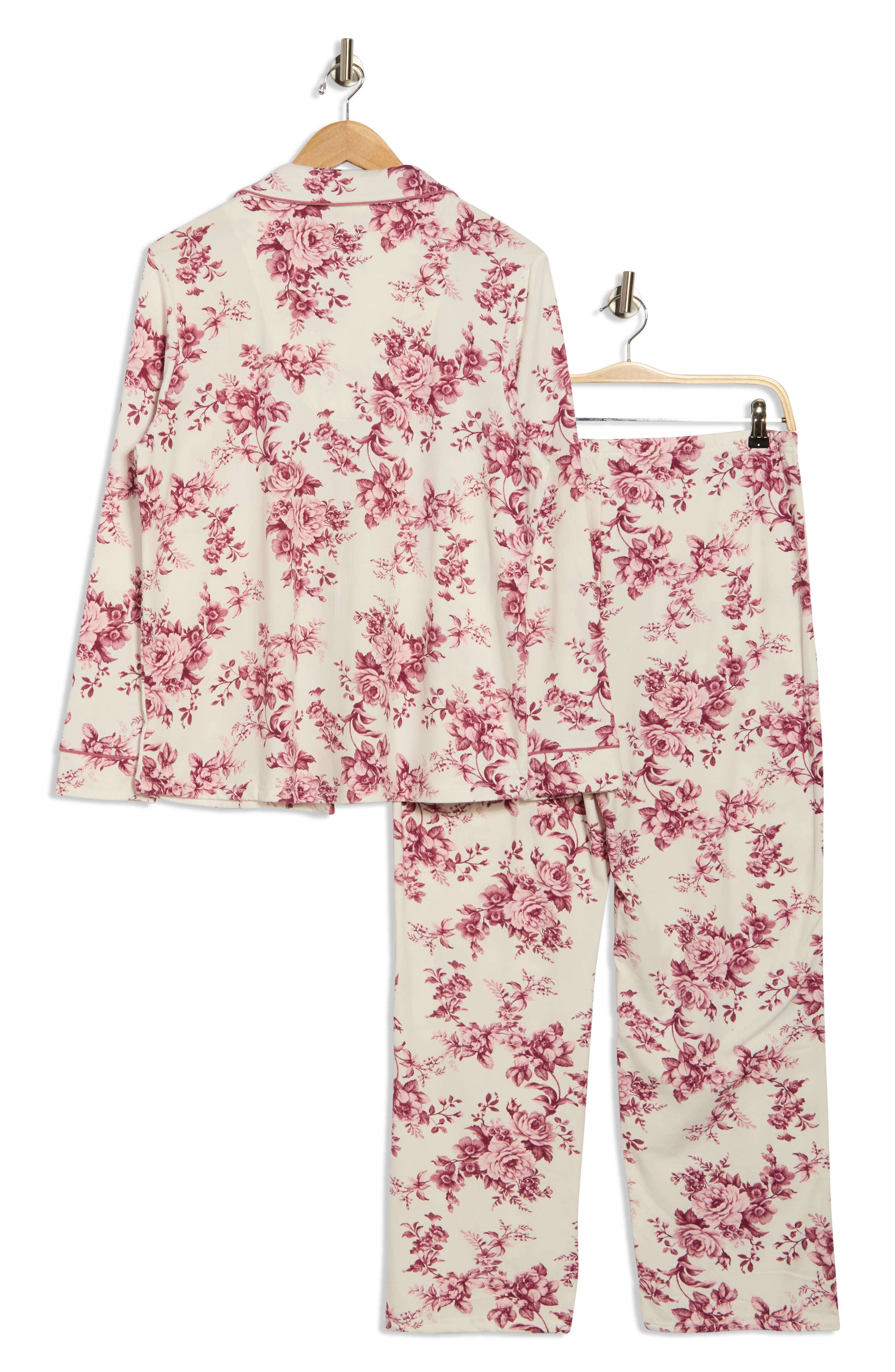 Laura Ashley Rose Toile Brushed Pajamas | Nordstromrack