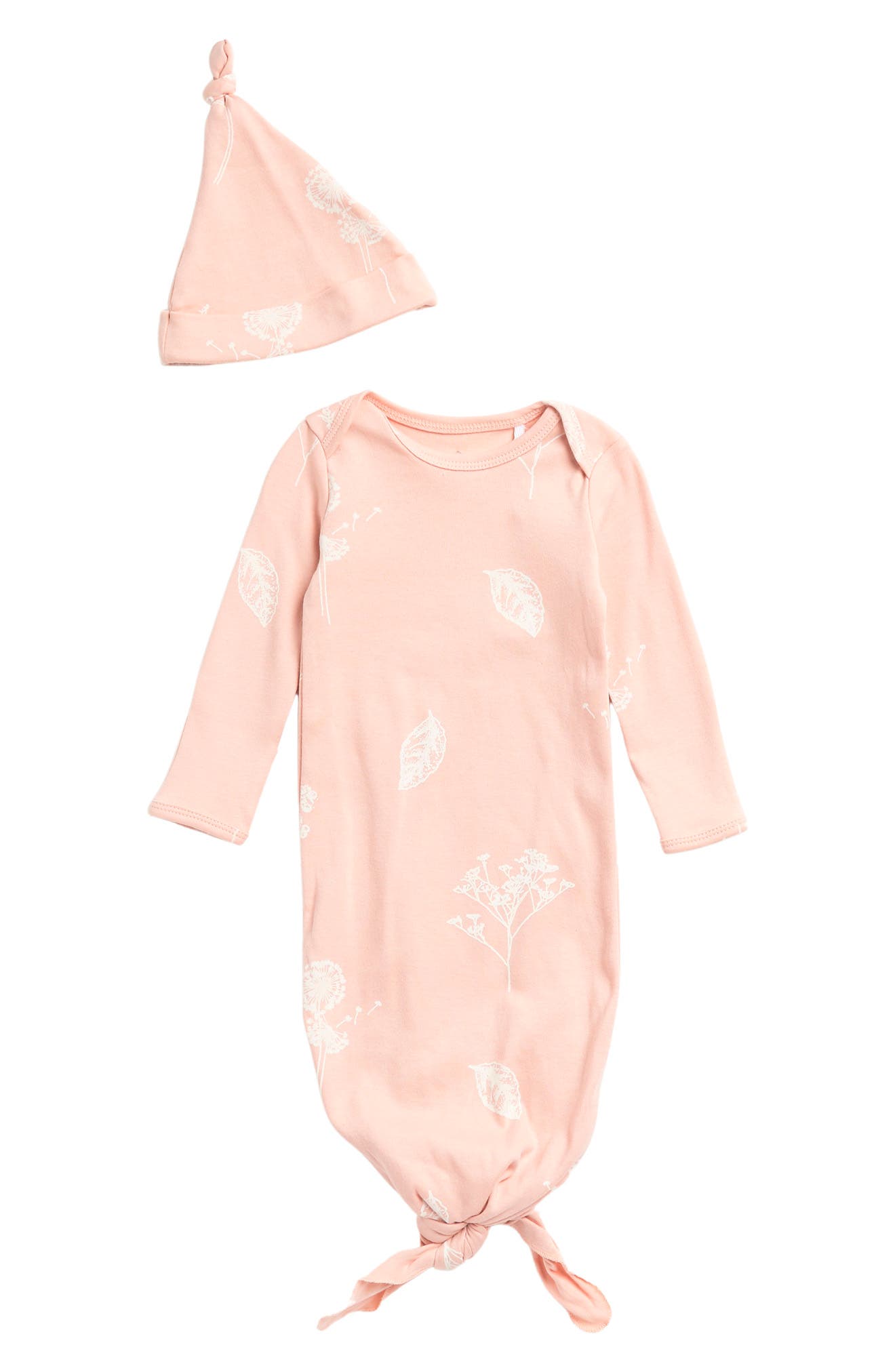 Oliver & Rain OLIVER AND RAIN Foliage Print Cap & Gown Set | Nordstromrack