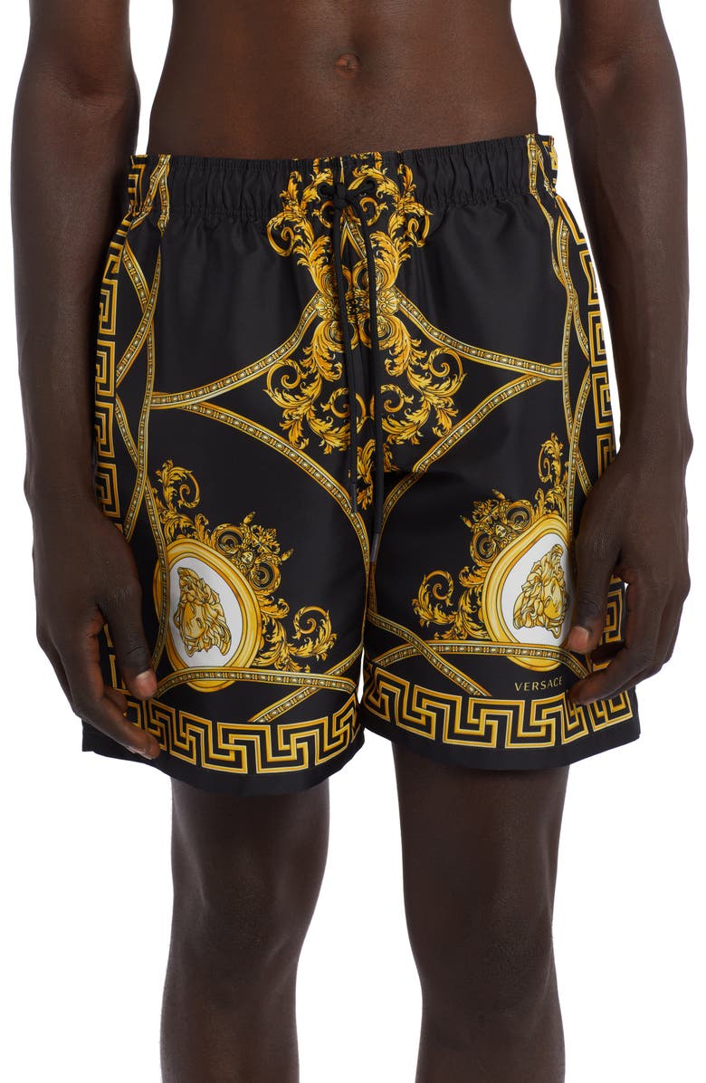 Versace Medusa Print Swim Trunks | Nordstrom