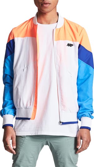 NXP Colorblock Nylon Bomber Jacket | Nordstrom