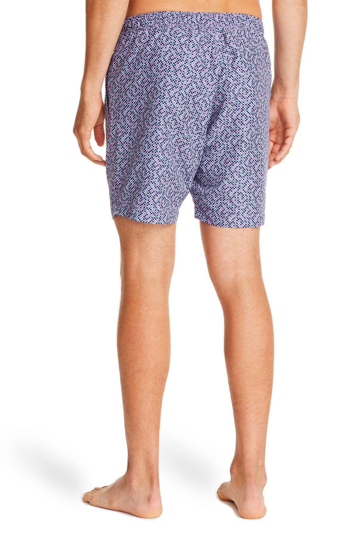 CONSTRUCT Purple Multi Dot Print Swimming Trunks | Nordstromrack