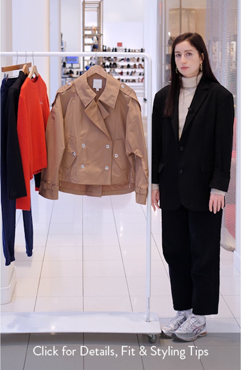 TWP Bogie Crop Cotton Blend Trench Coat | Nordstromrack
