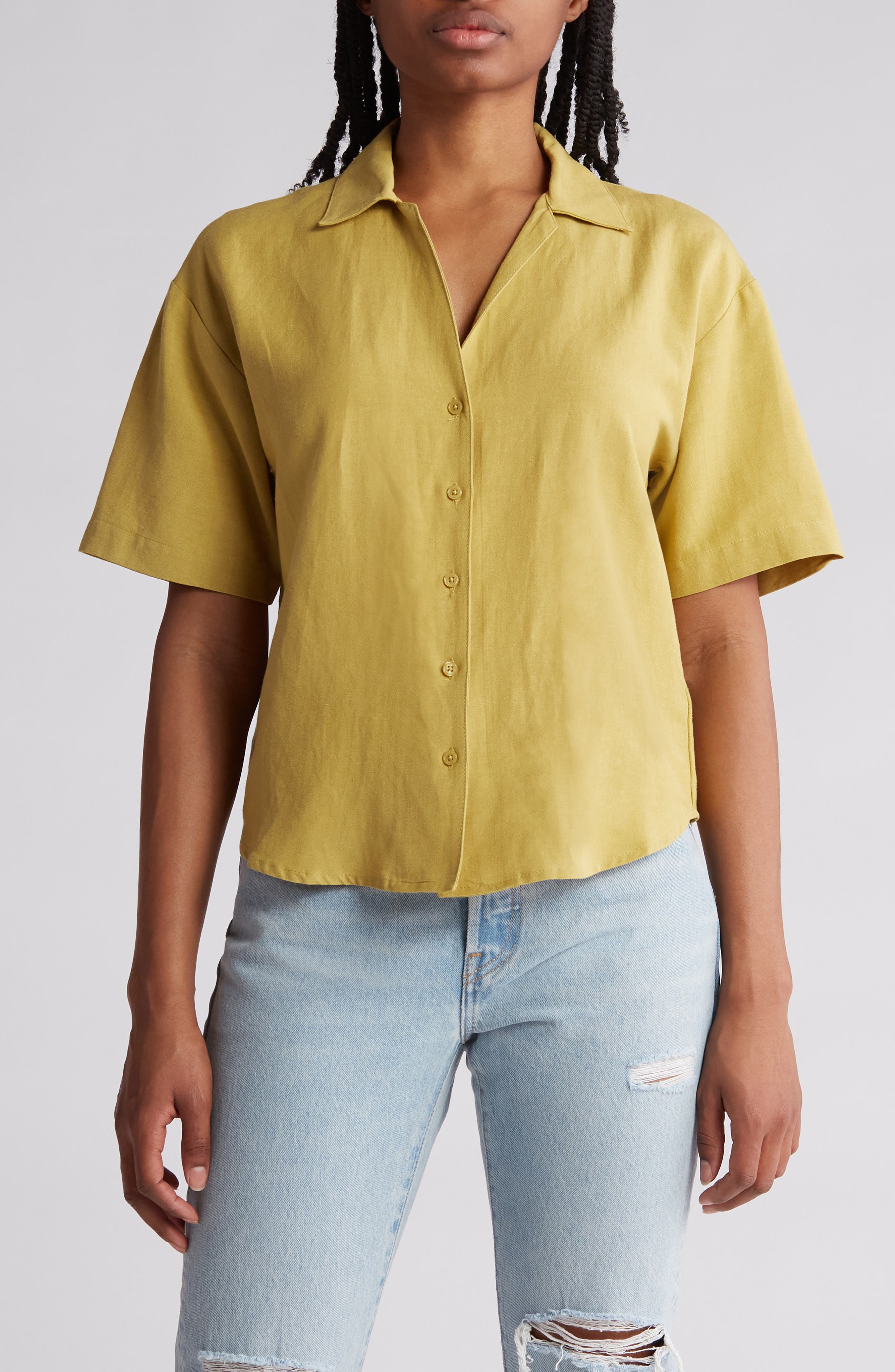 VICI Collection Tofino Short Sleeve Button-Up Shirt | Nordstromrack