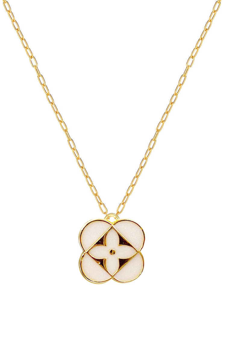 GABI RIELLE Blossom Clover Pendant Necklace | Nordstromrack