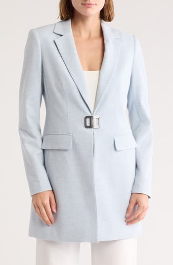 DKNY Double-D Buckle Notch Lapel Topper Blazer | Nordstromrack