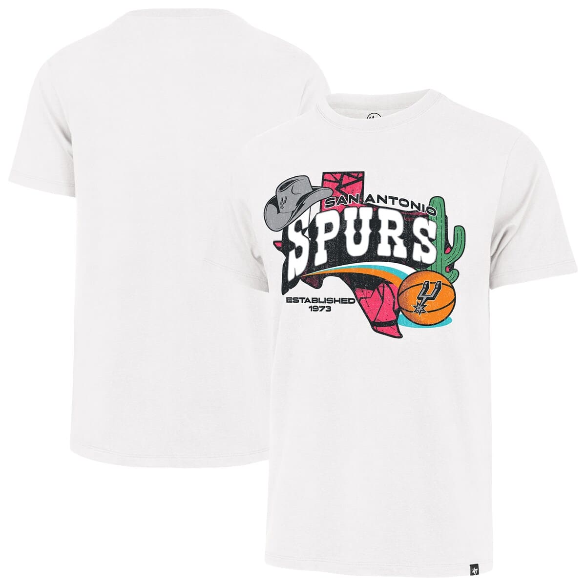 '47 Men's '47 White San Antonio Spurs Regional Foundation T-Shirt ...