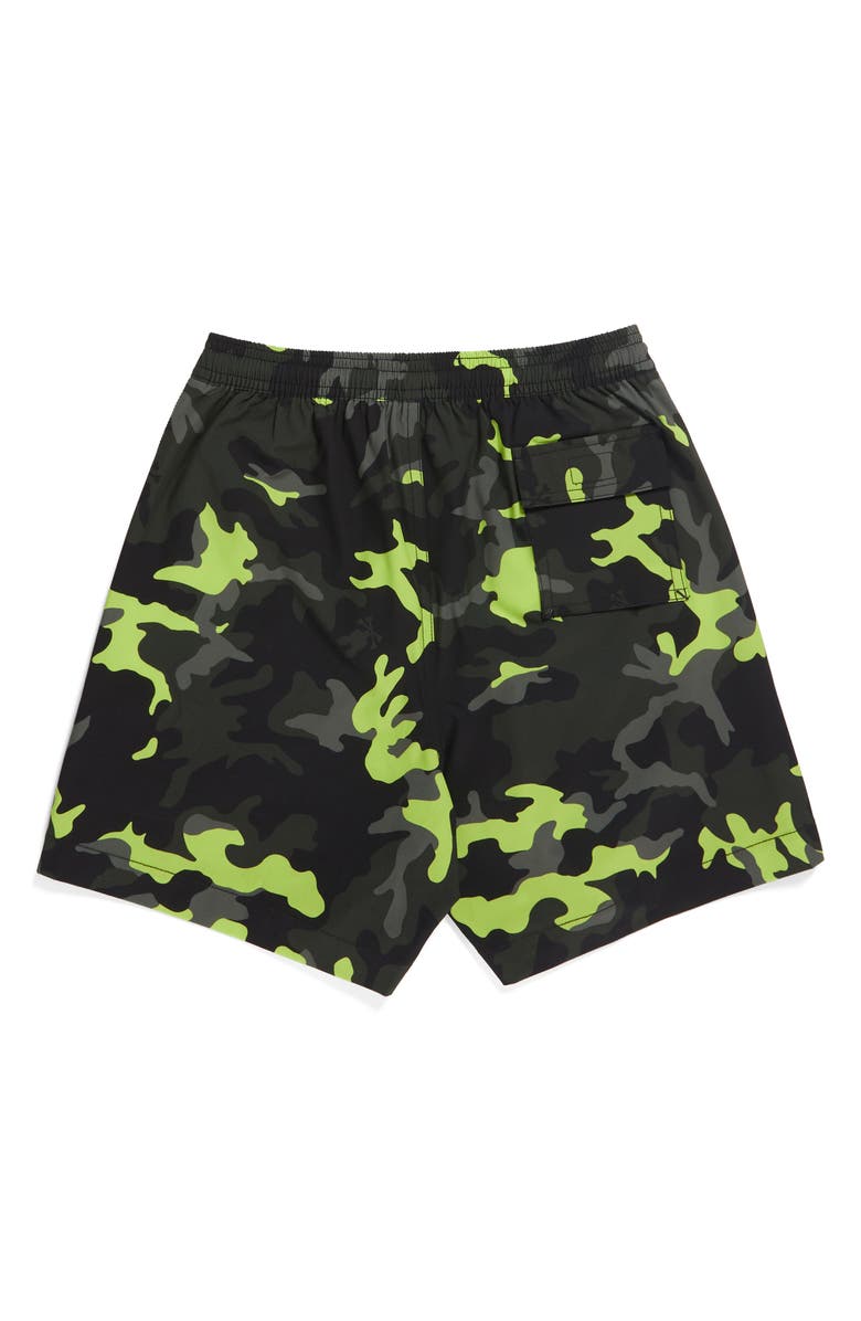Psycho Bunny Kids' Plano Camo Swim Trunks | Nordstrom