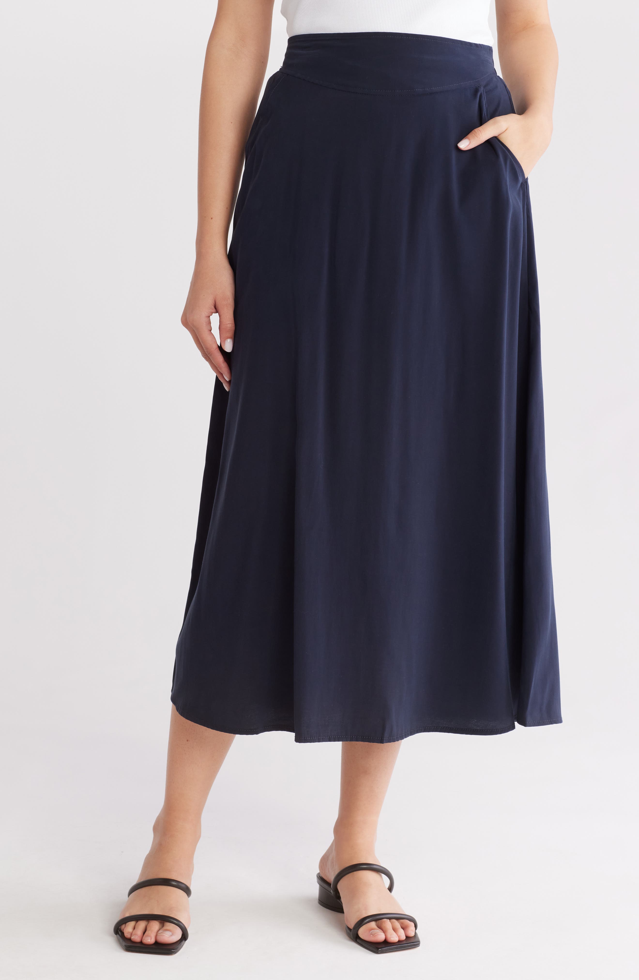 MAX STUDIO Pull-On Maxi Skirt | Nordstromrack