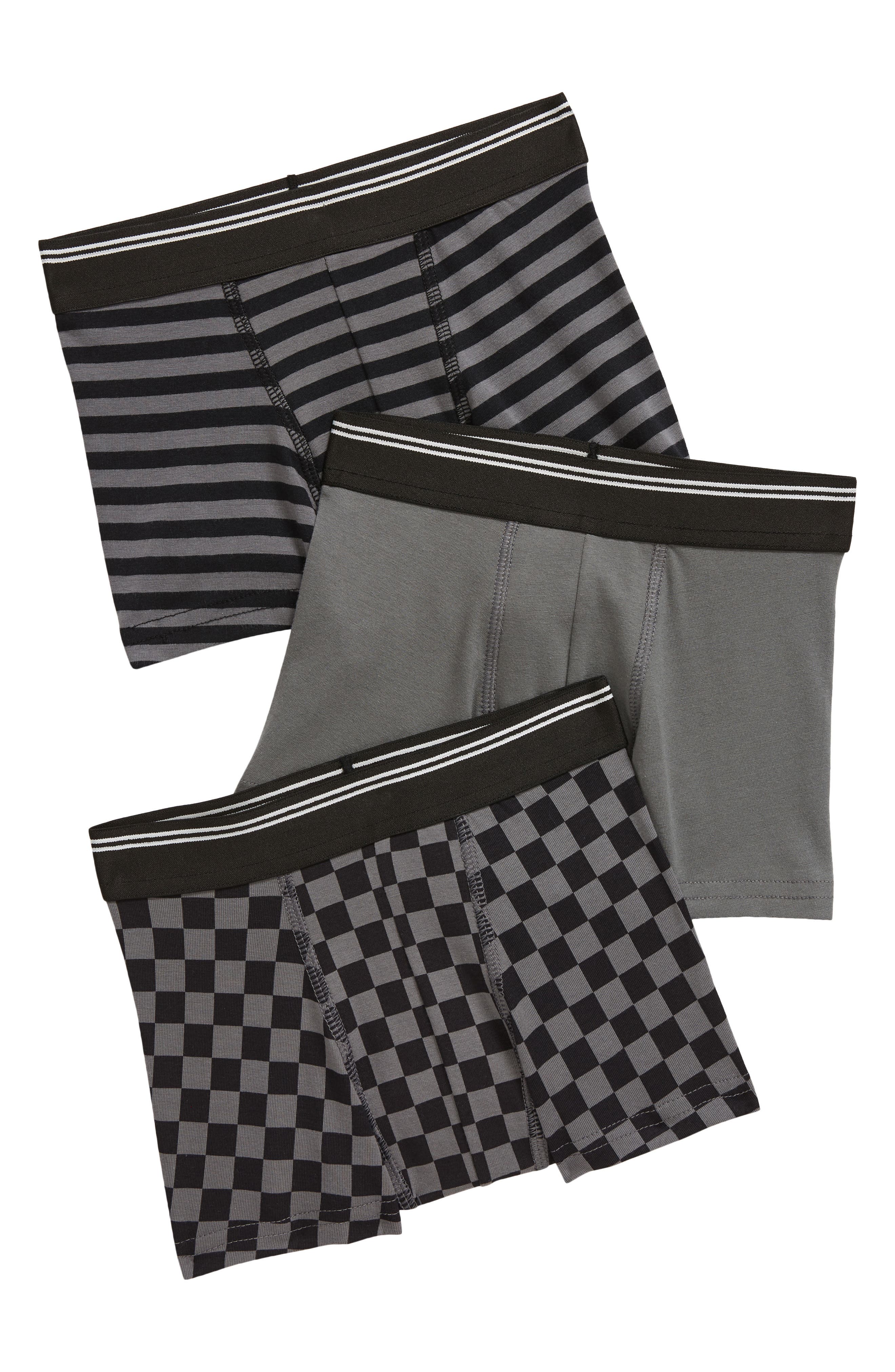 Nordstrom Kids' Assorted 3-Pack Stretch Cotton Boxer Briefs | Nordstromrack