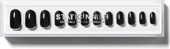 Static Nails Round Pop-On Reusable Manicure Set | Nordstrom