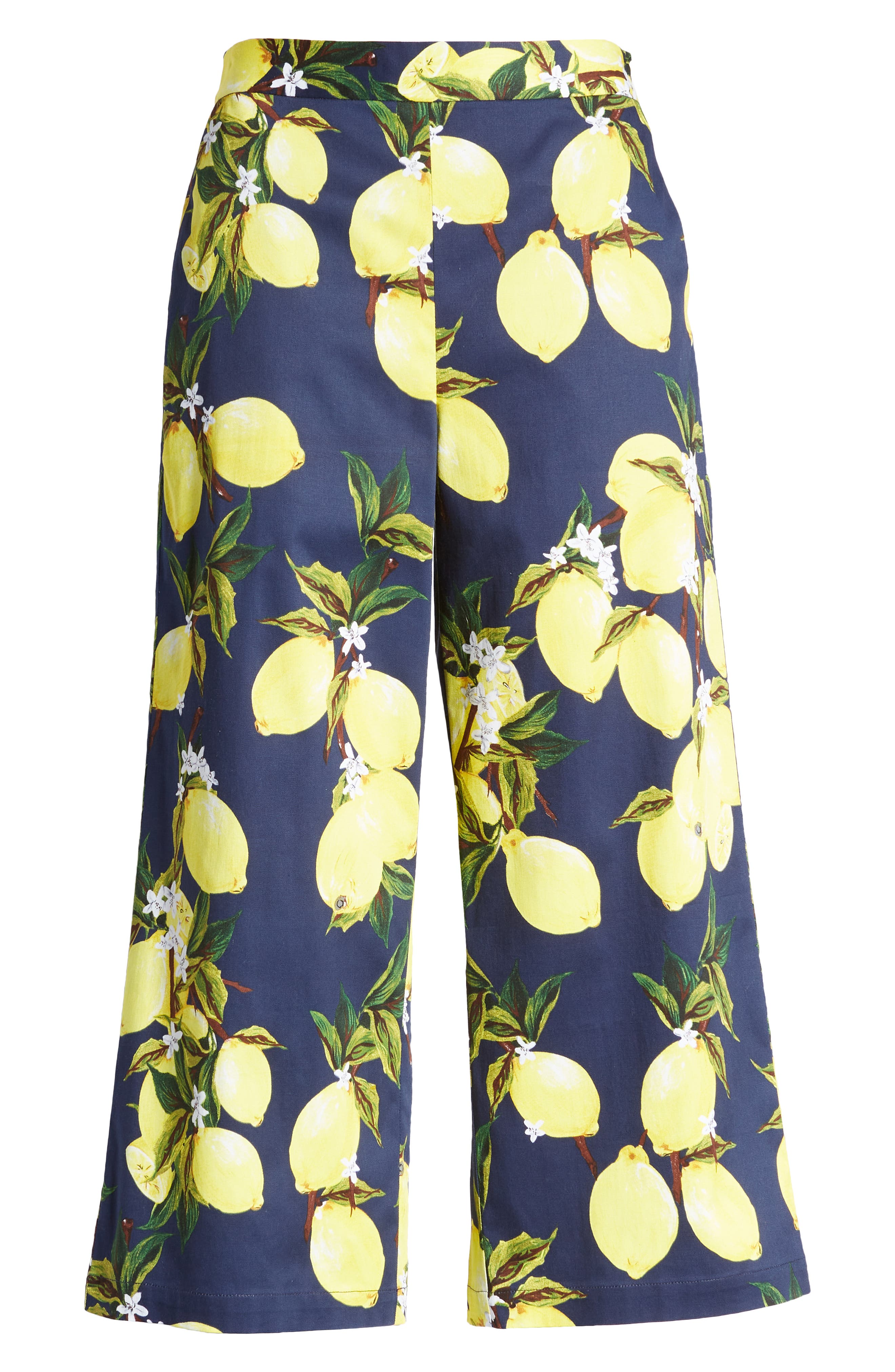English Factory Lemon Print Crop Pants | Nordstrom