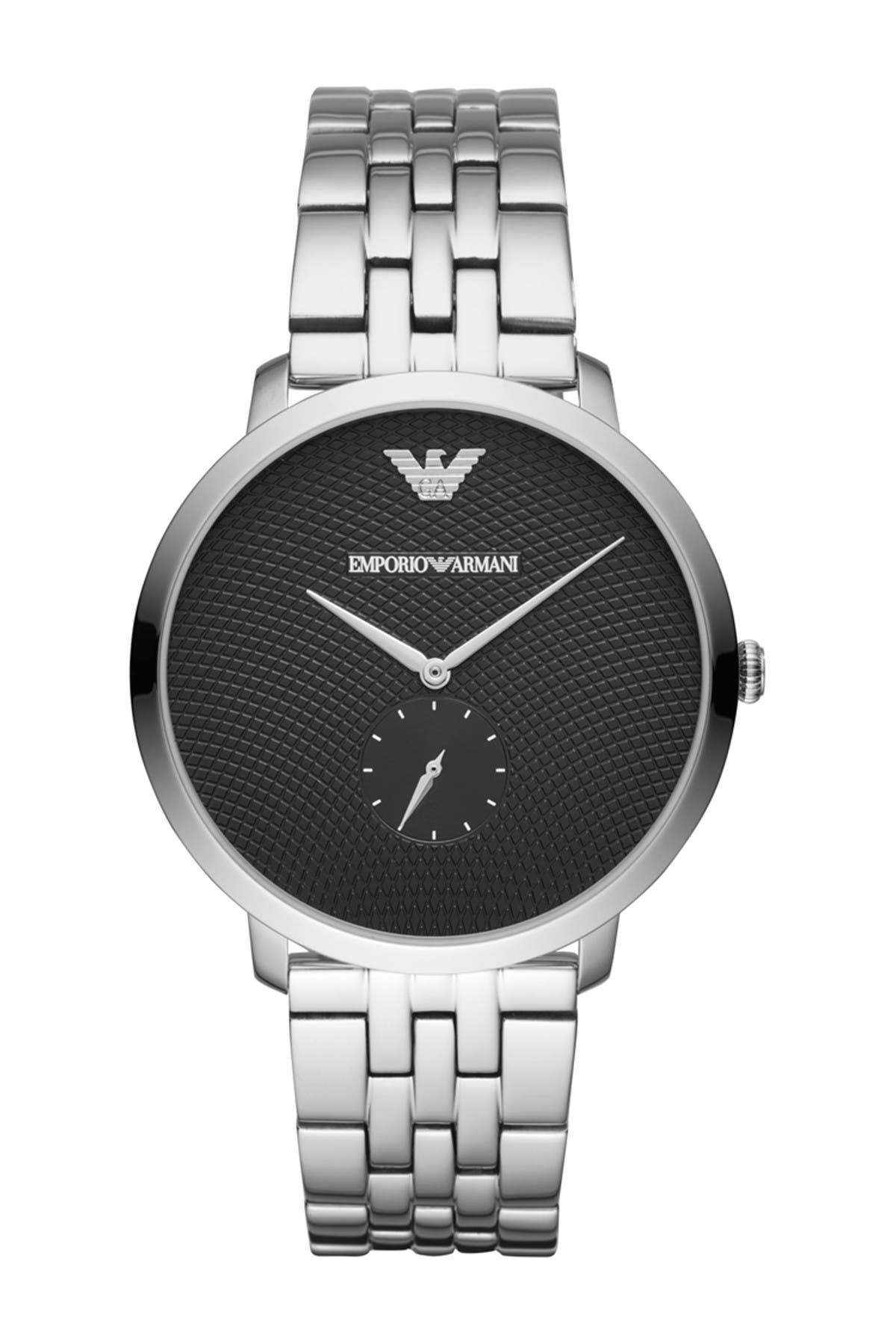 Emporio Armani Swiss Made Men's Modern Slim 3-Hand Quartz Bracelet ...