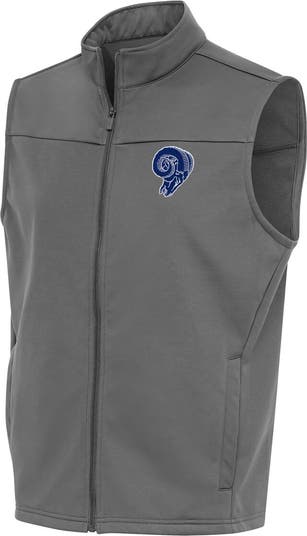 ANTIGUA Men's Antigua Steel Los Angeles Rams Team Logo Throwback Links ...