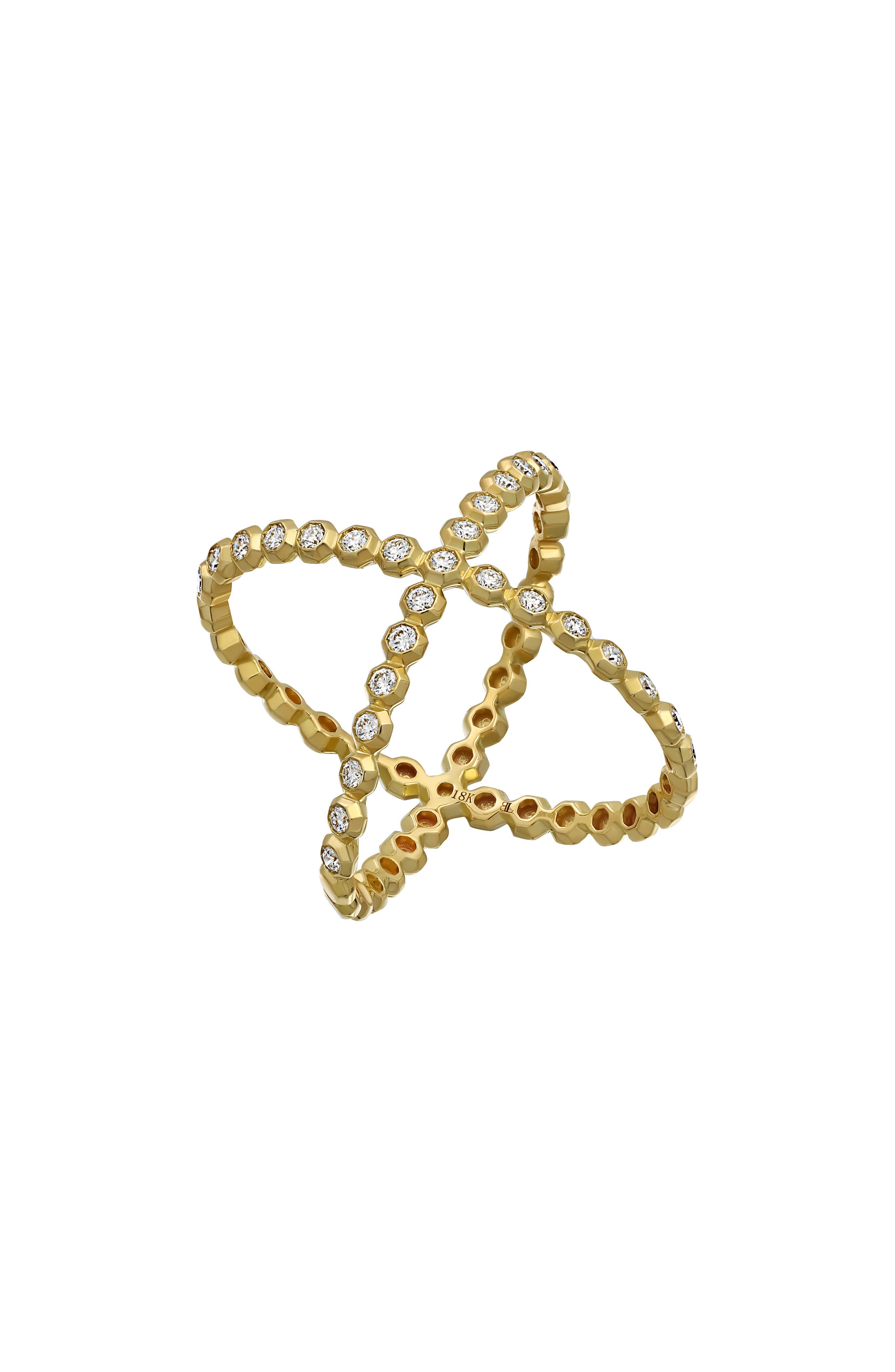 Bony Levy Monaco Diamond Crossover Ring | Nordstromrack