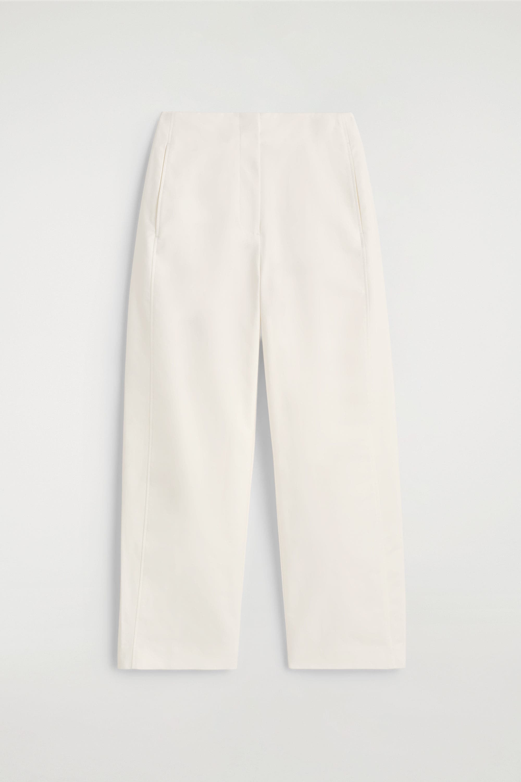 COS Pima Cotton Barrel-Leg Pants | Nordstrom