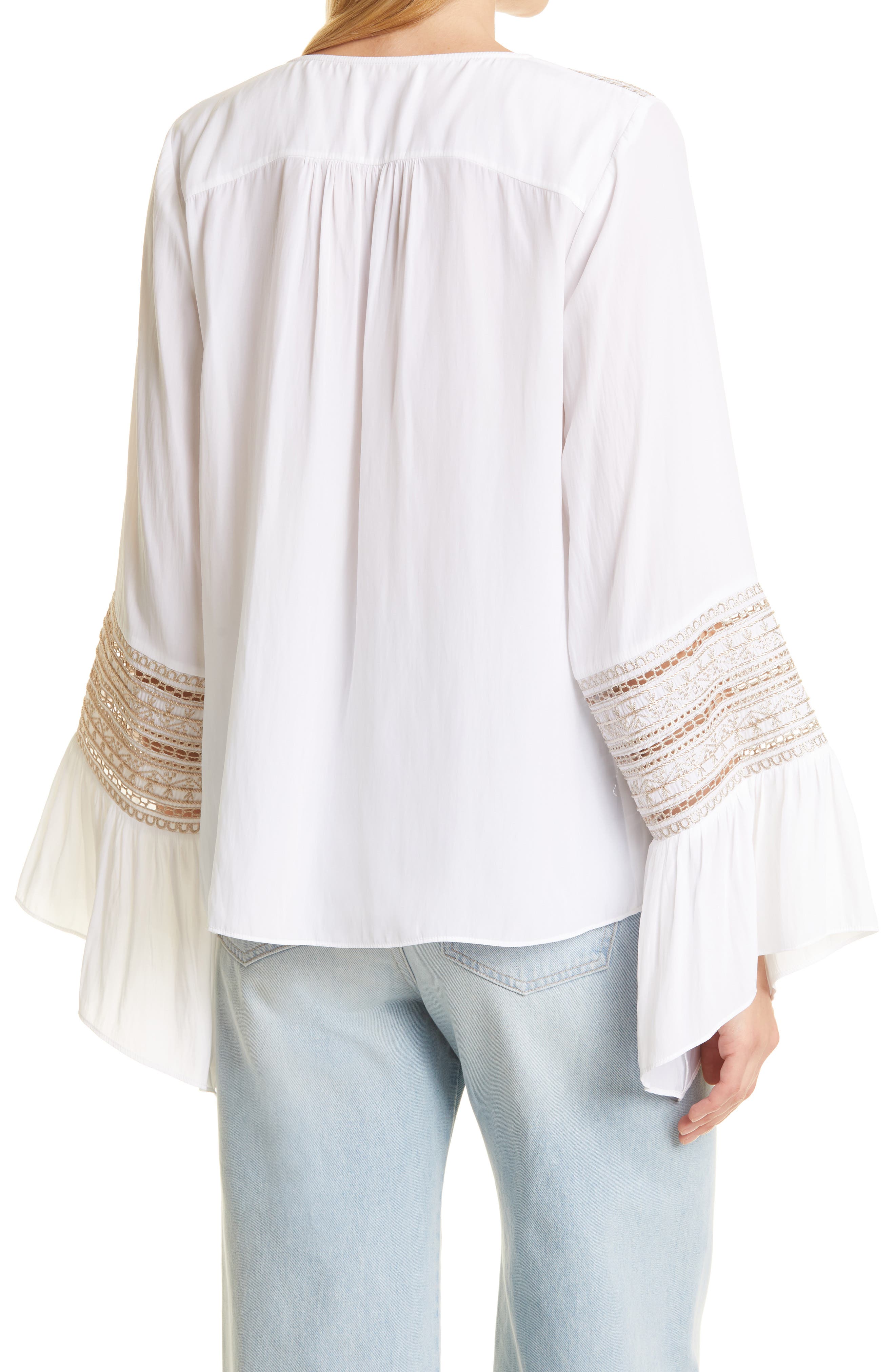 Curtis Embroidered Bell Sleeve Top (Women) | Nordstromrack