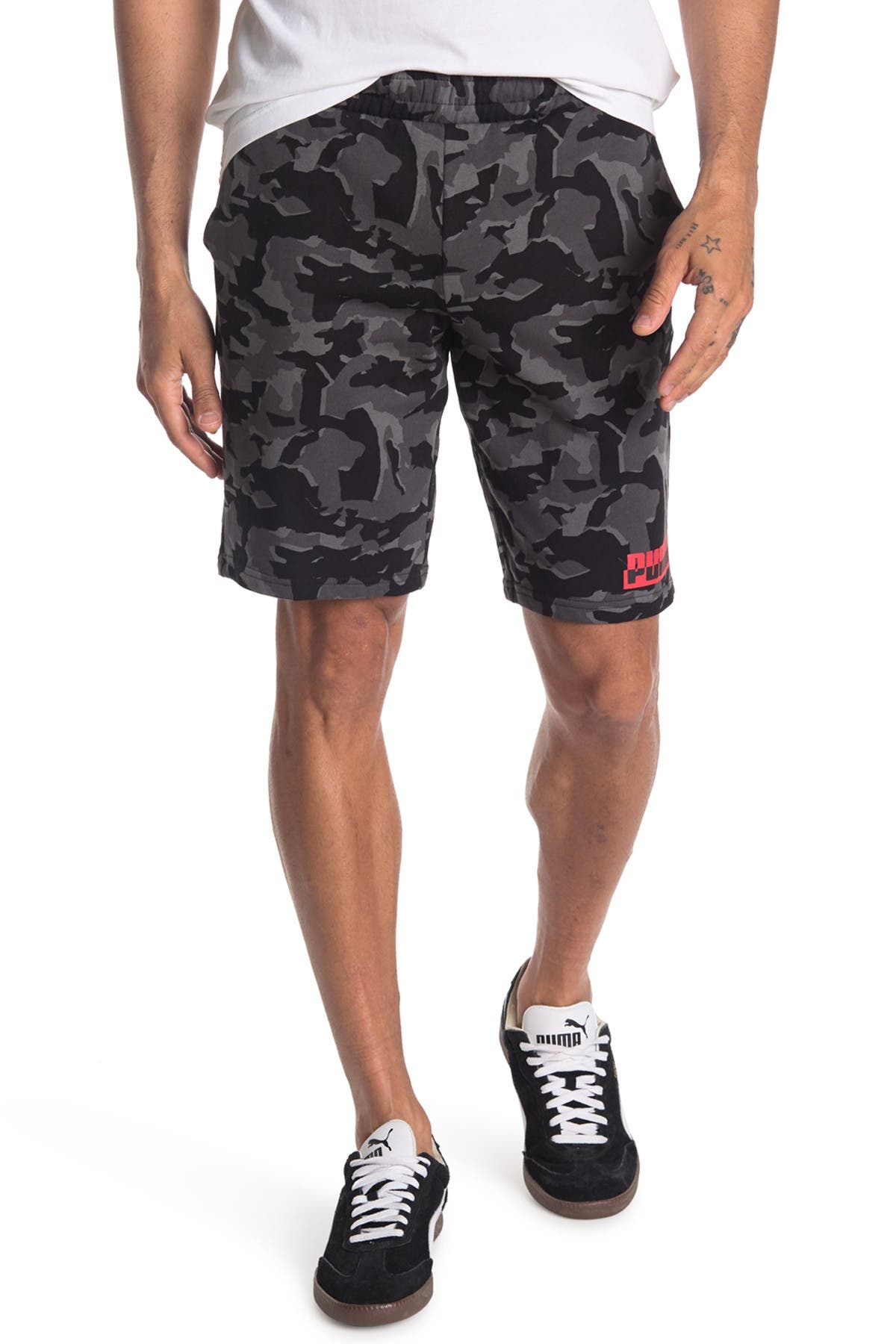 PUMA Core Camo Allover Print Shorts | Nordstromrack