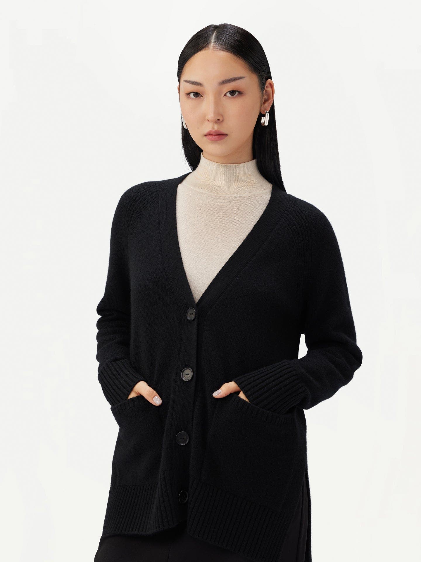 GOBI Mongolian Cashmere Relaxed-Fit Cashmere Cardigan | Nordstrom