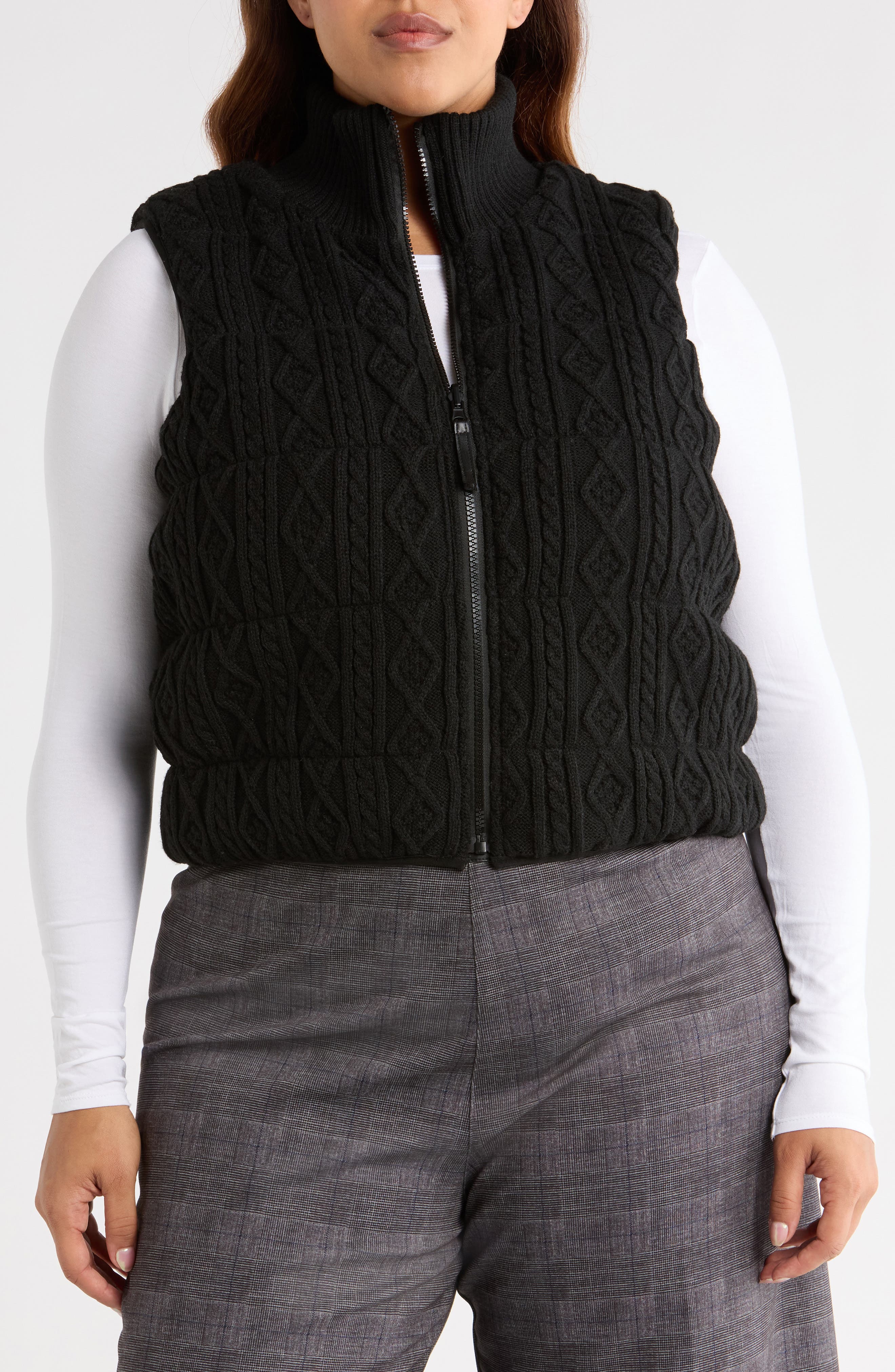 Lysse Prudence Reversible Puffer Sweater Vest | Nordstrom