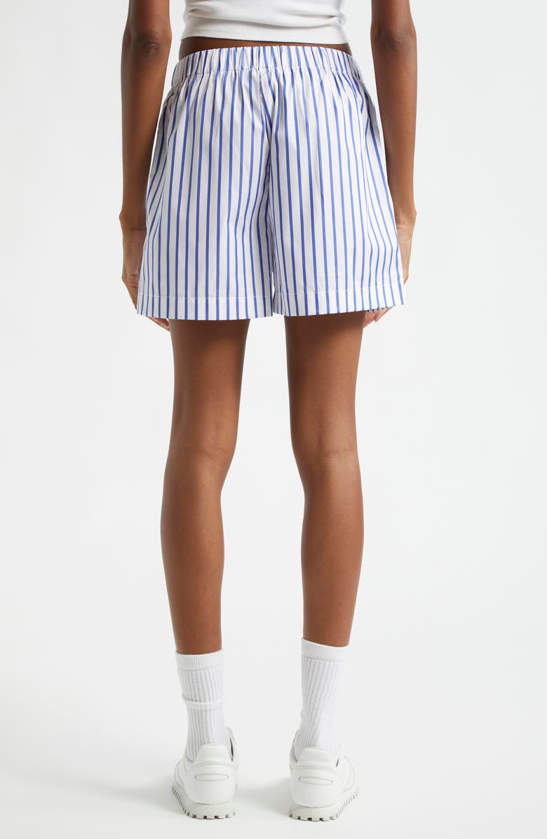 Sporty & Rich Stripe Cotton Poplin Shorts | Nordstromrack