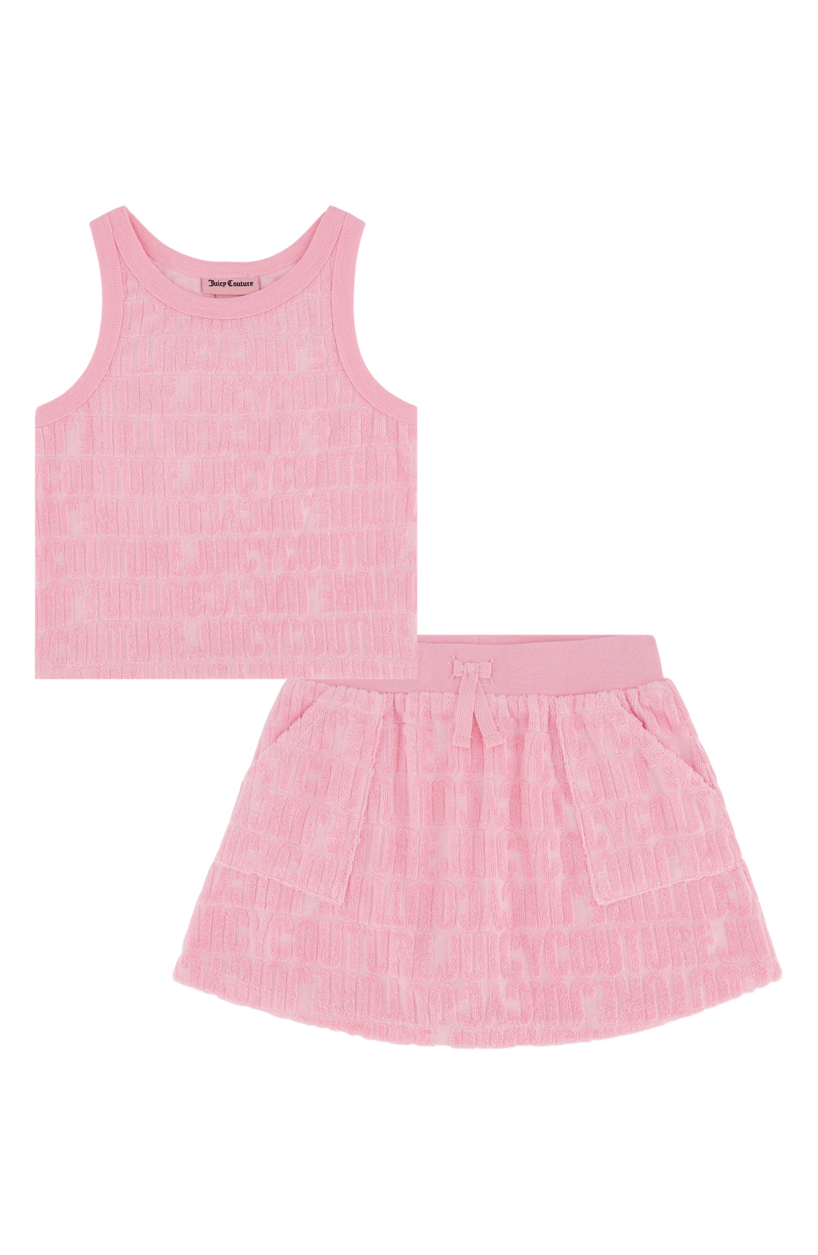 Juicy Couture Kids' French Terry Logo Tank Top & Skort Set | Nordstromrack