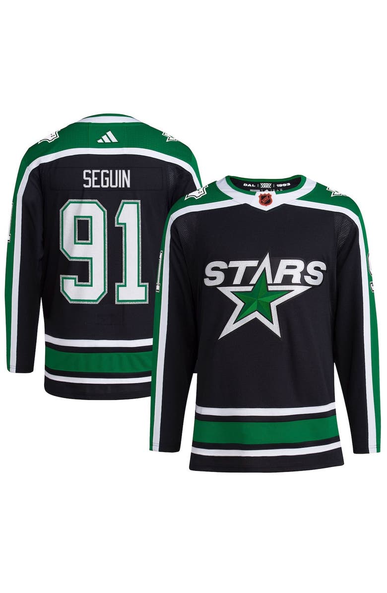 adidas Men's adidas Tyler Seguin Black Dallas Stars Reverse Retro 2.0 ...