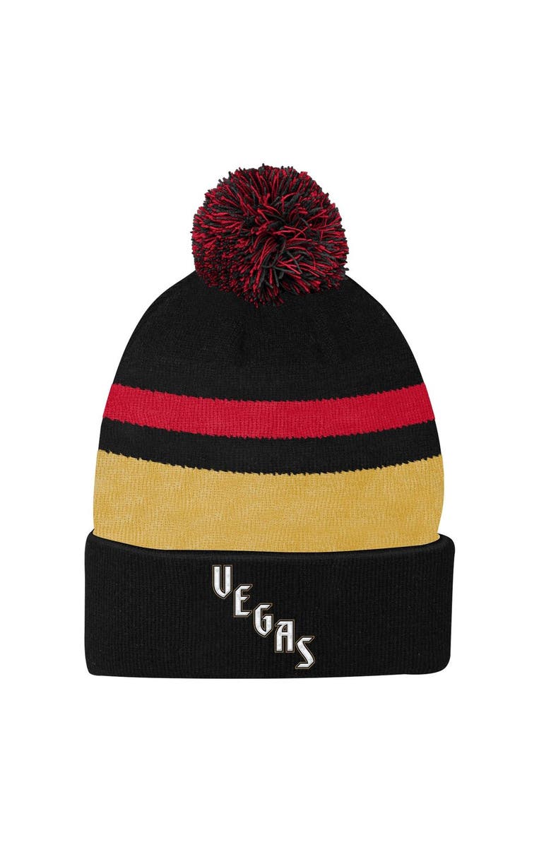 Outerstuff Youth Black Vegas Golden Knights Special Edition 2.0 Cuffed ...