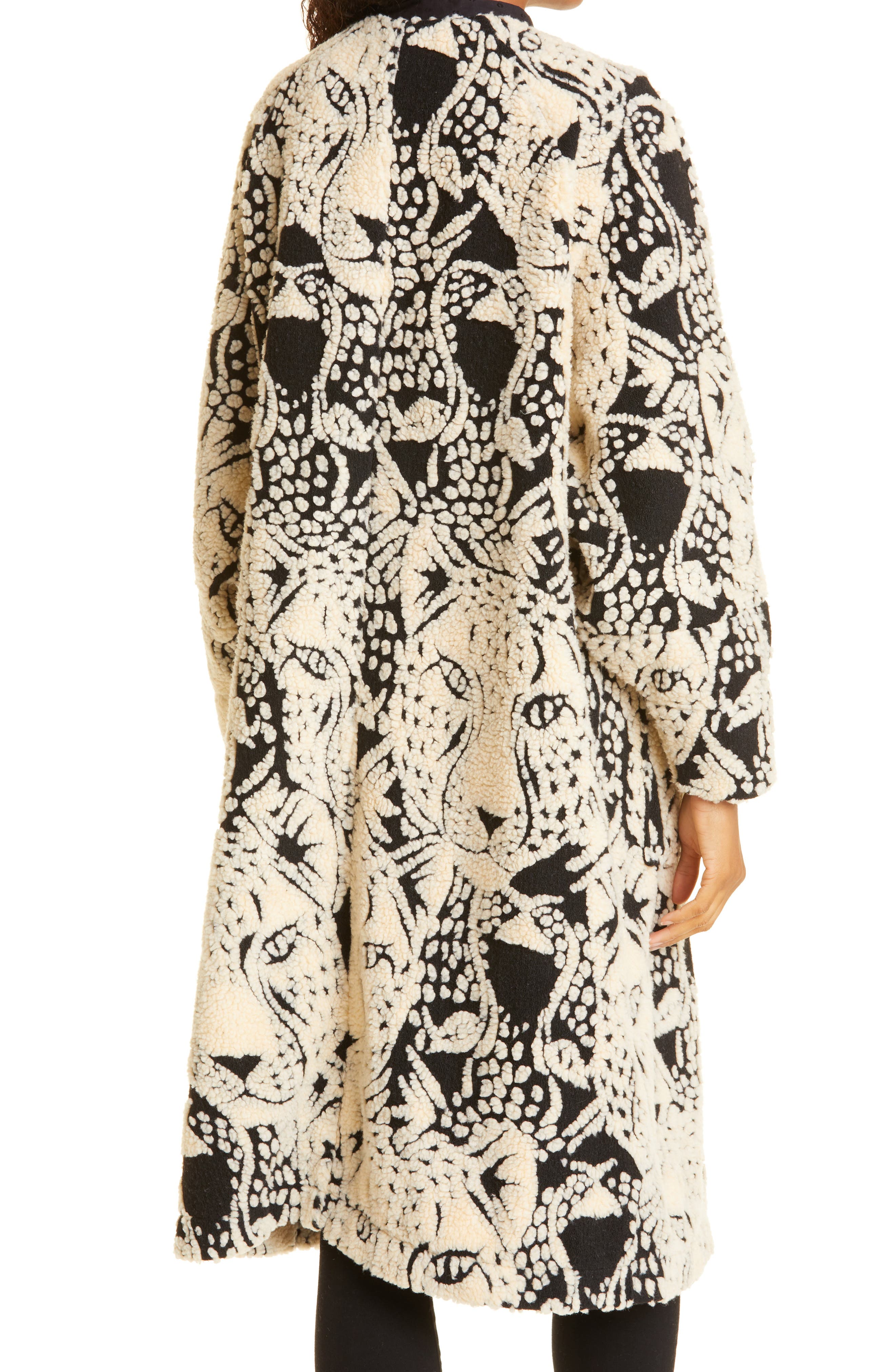 FARM Rio Midnight Leopard Fleece Jacket | Nordstrom