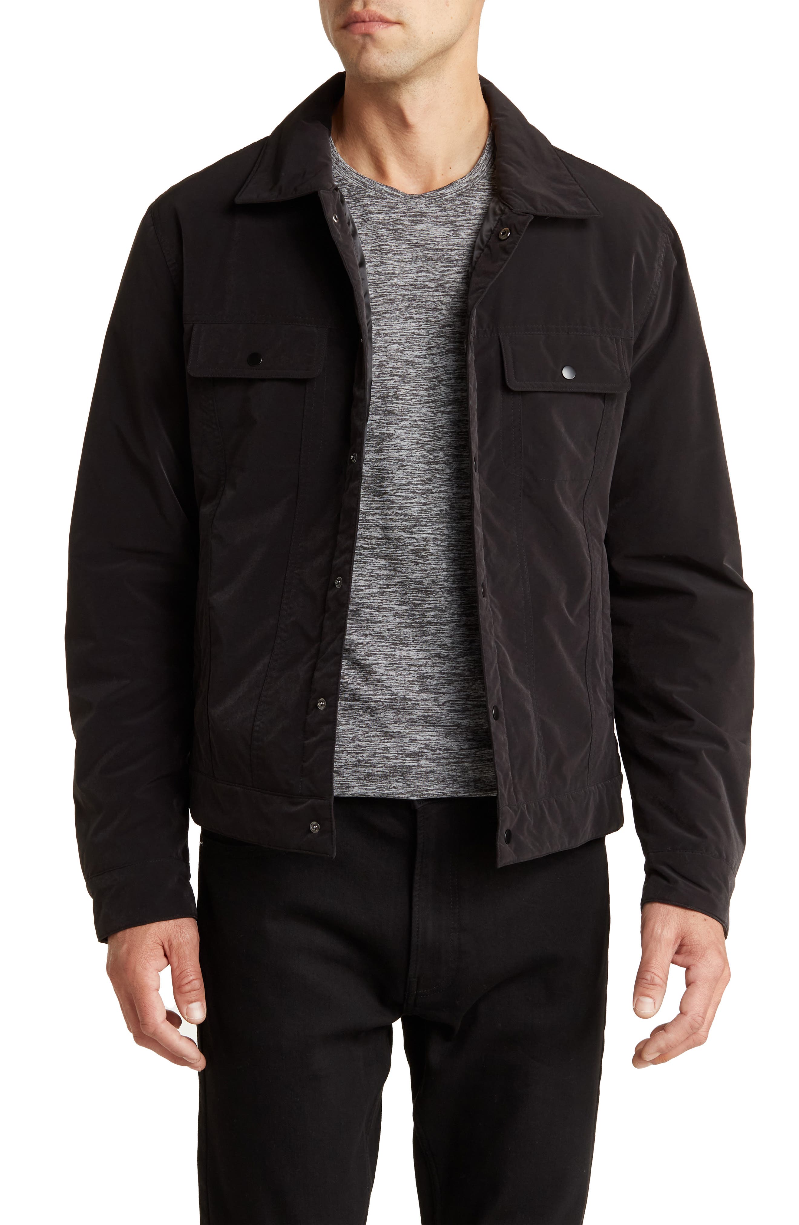 Slate & Stone Washed Nylon Trucker Jacket | Nordstromrack