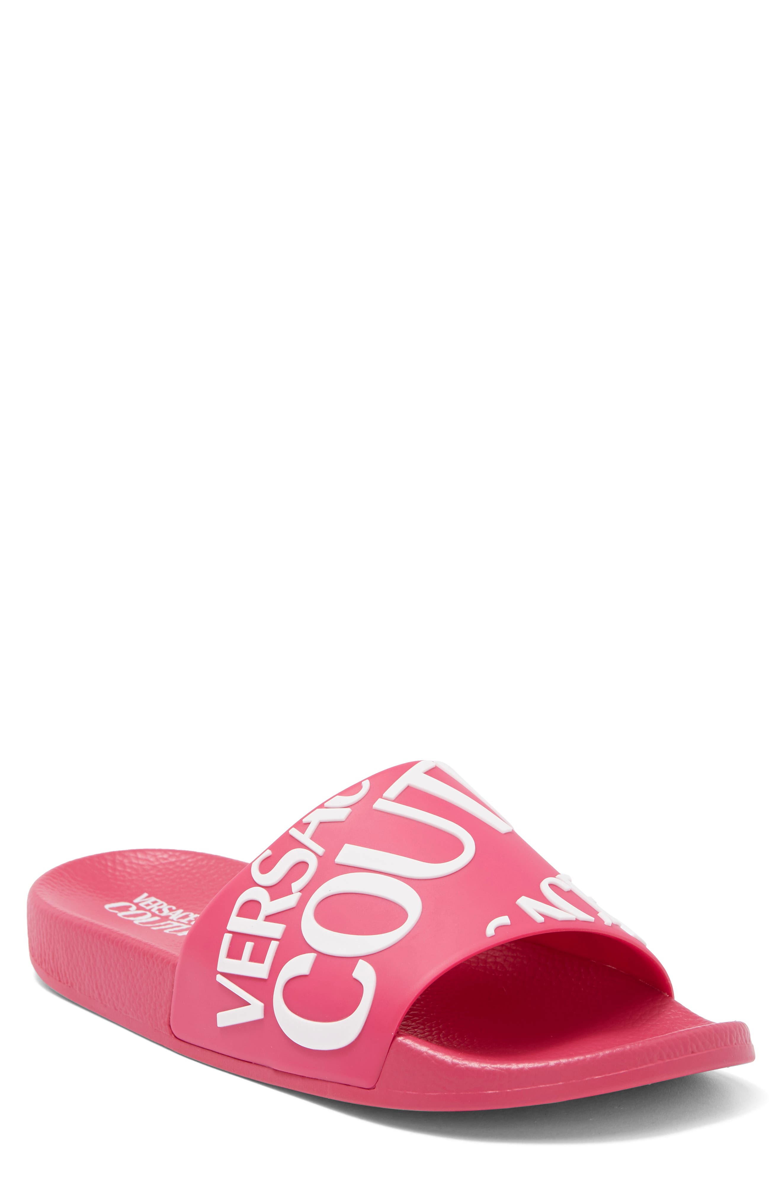 Versace Jeans Logo Slide Sandal (Women) | Nordstromrack