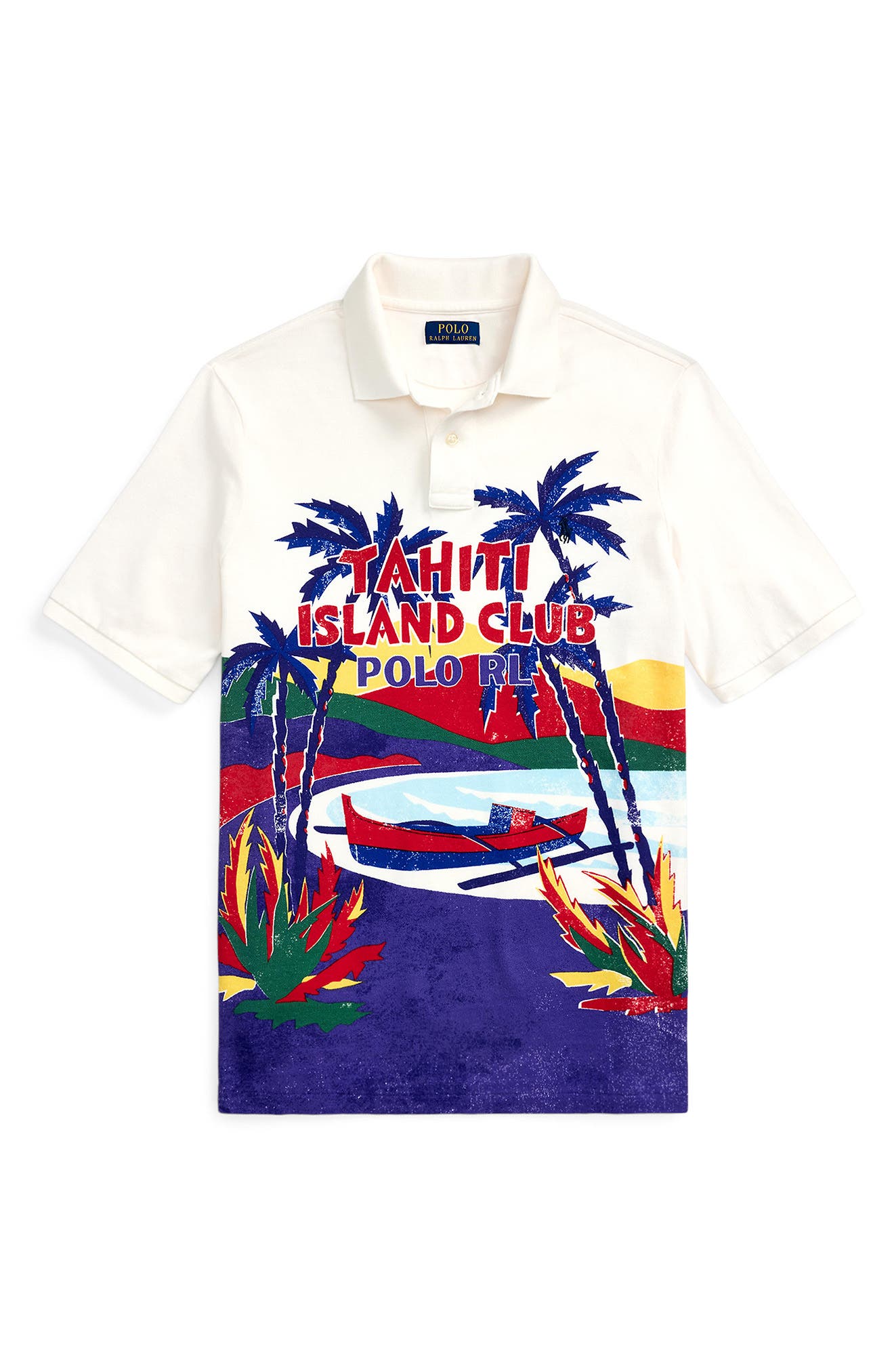 Polo Ralph Lauren Classic Fit Mesh Cotton Graphic Polo | Nordstromrack